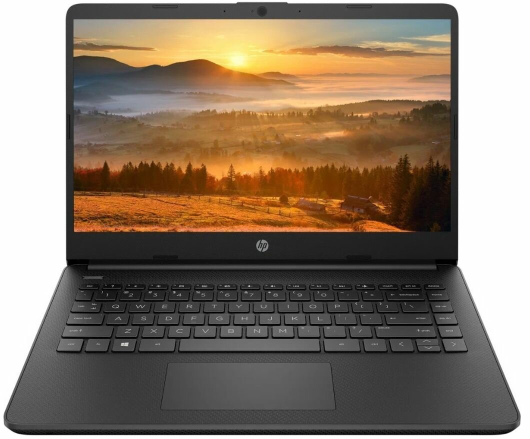 14" Ноутбук HP Laptop 14S-FQ0101UR (3C8N1EA) черный - 1920x1080, IPS, AMD 3020e, ядра: 2 x 1,2 ГГц, 4 ГБ, SSD 128 ГБ, AMD Radeon, Windows 10 Pro
