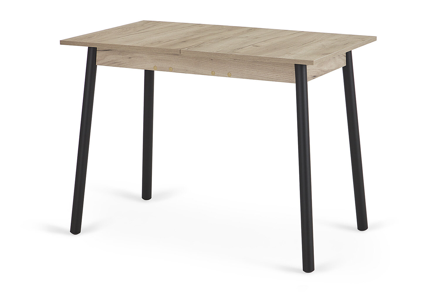 Стол кухонный квадро Палермо, 100х75х60 см, дуб крафт серый/чёрный