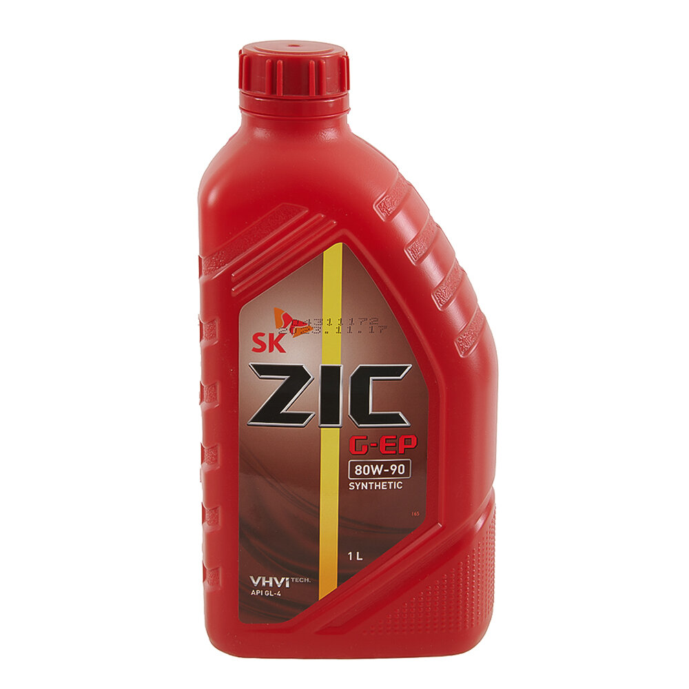 Масло трансмиссионное ZIC G-EP 80w90 Gl-4 синтетическое 1 л 132625