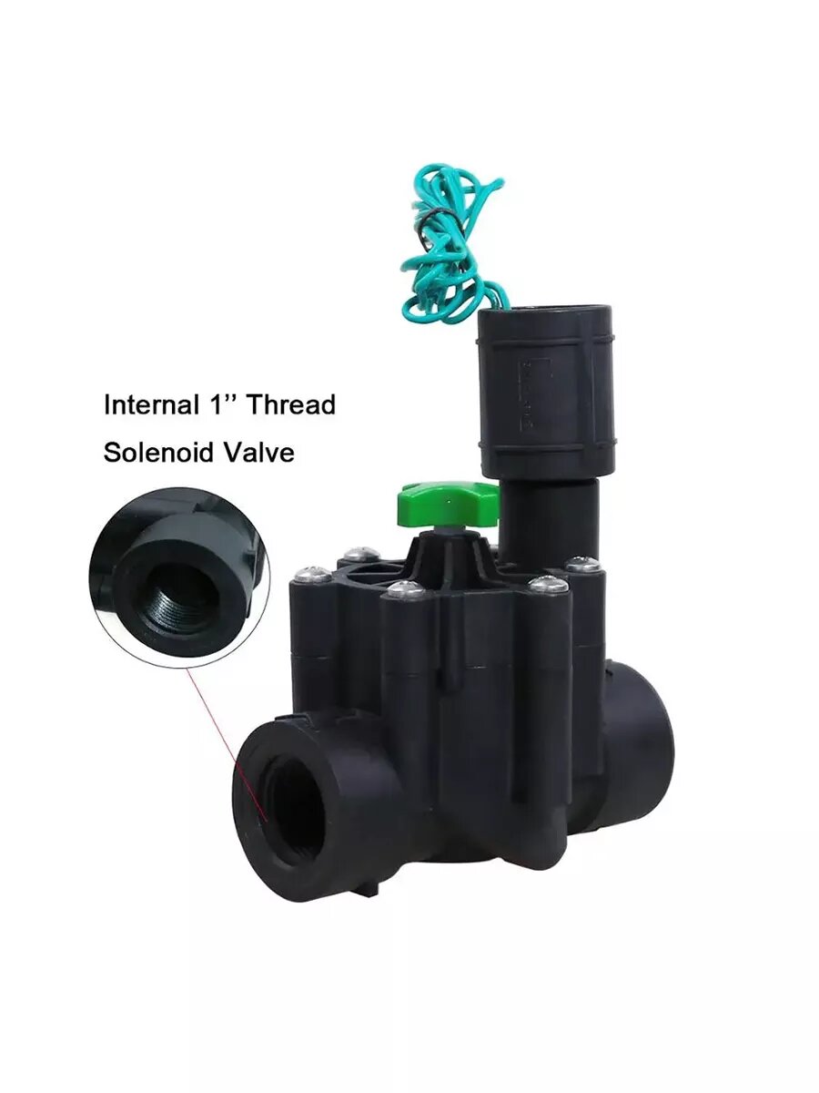 1‘’ Электромагнитный клапан 24в AC управления поливом