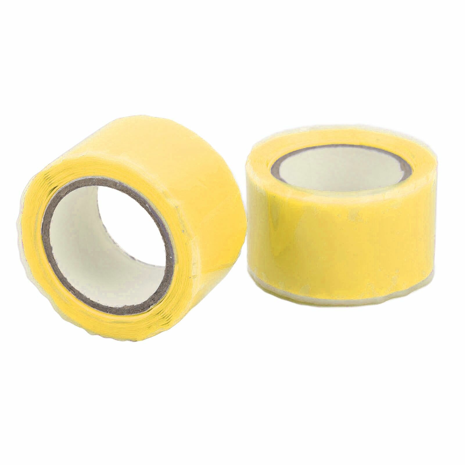 Самоклеящаяся силиконовая лента 2шт желтая