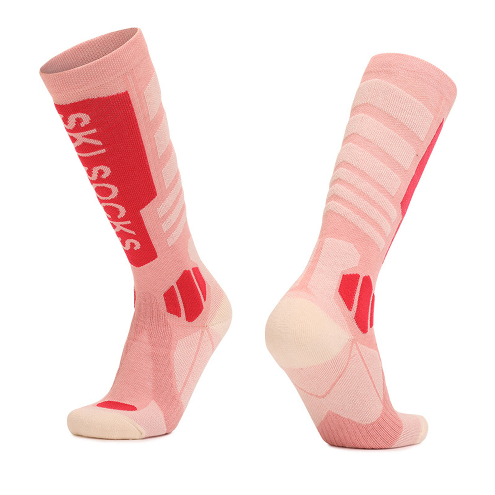 Носки для горных лыж женские на открытом воздухе из мериносовой шерсти для холодной погоды теплые носки коленки Dark Pink Light Pink Blue Purple размеры S M 1 пара