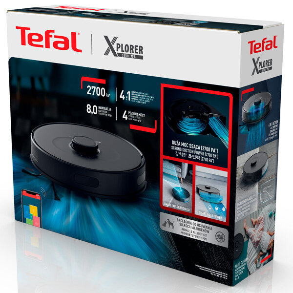 Робот-пылесос Tefal X-plorer Serie 75 S RG8575WH