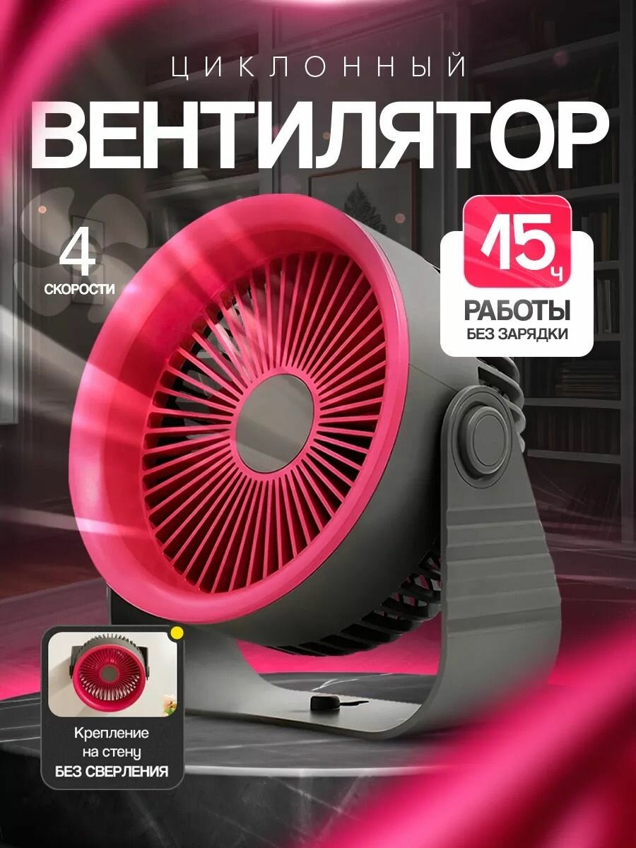 Вентилятор мини настольный мощный