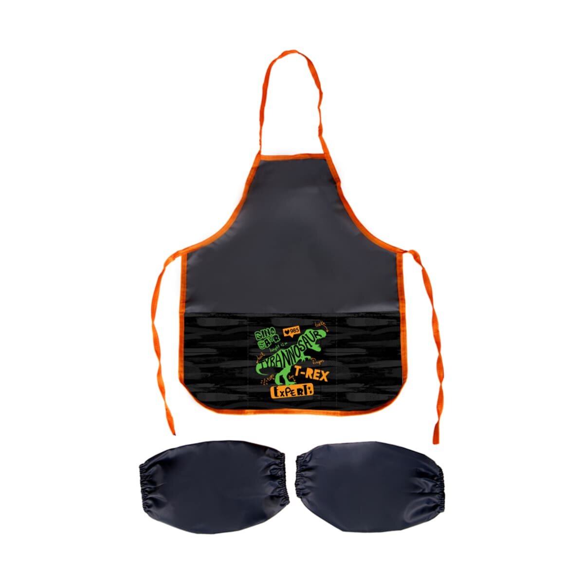 Фартук с нарукавниками для уроков труда итворчества ArtSpace "Dino", 53,5*44,5см, 3 кармана