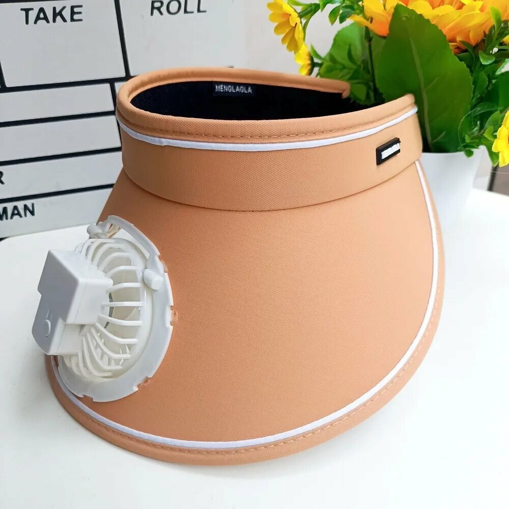 Регулируемая бейсболка с вентилятором - Дышащая сетка