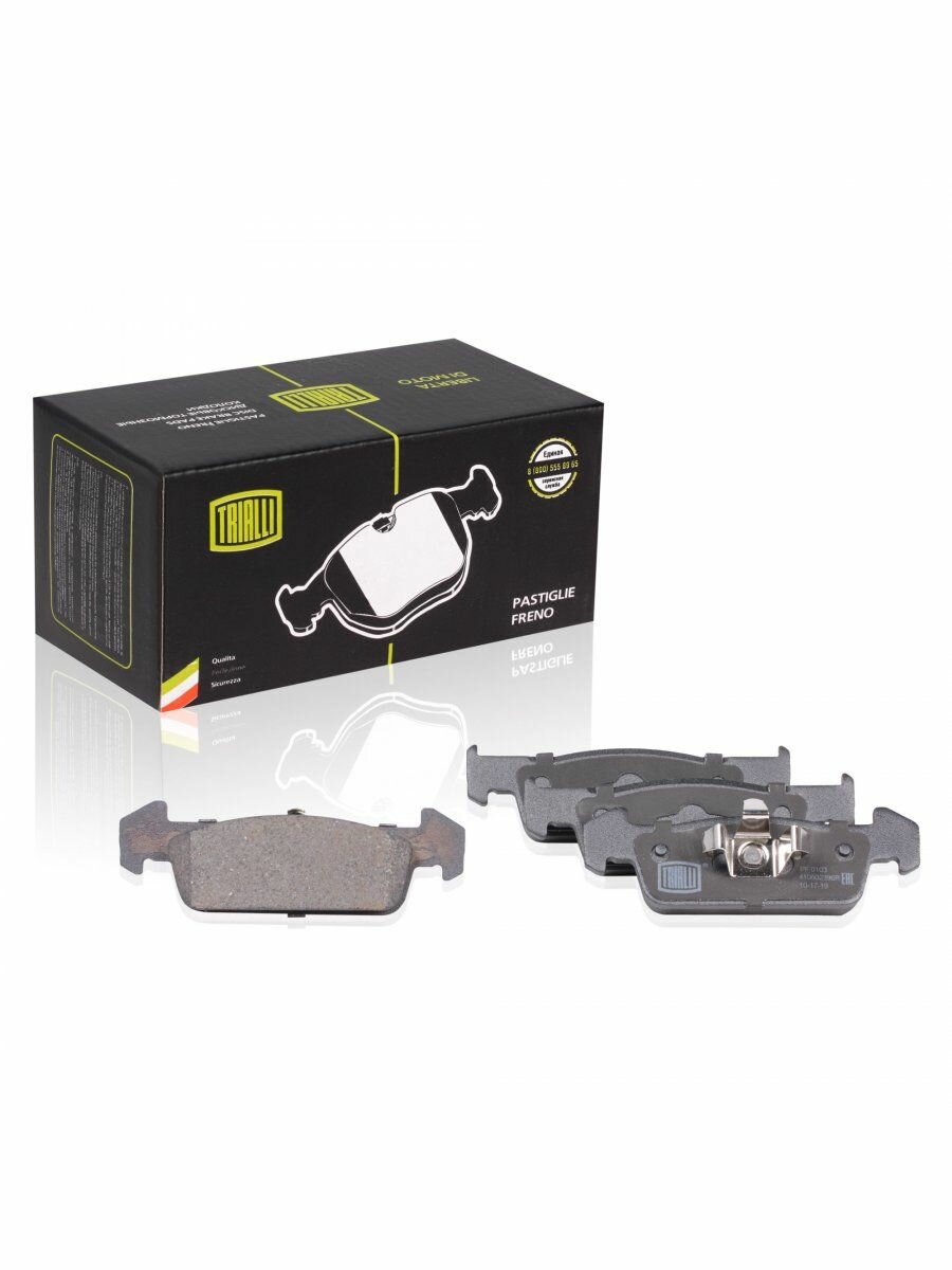 Колодки тормозные дисковые передние TRIALLI PF0103 для а/м Renault Logan, DACIA LOGAN