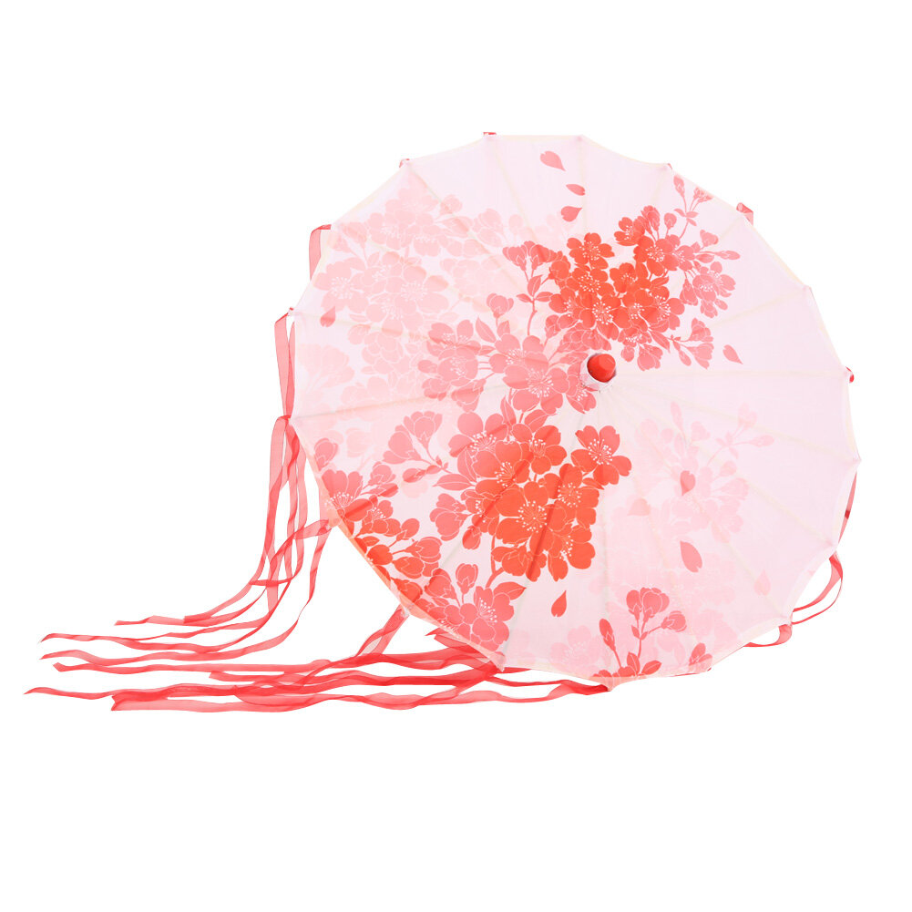 Шелковая лента зонтик арт -ремесло декоративное фото танце