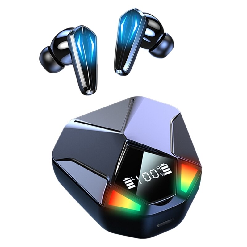 Игровая гарнитура TWS Наушники Bluetooth 5.1 с басовыми спортивными наушниками-JIANG