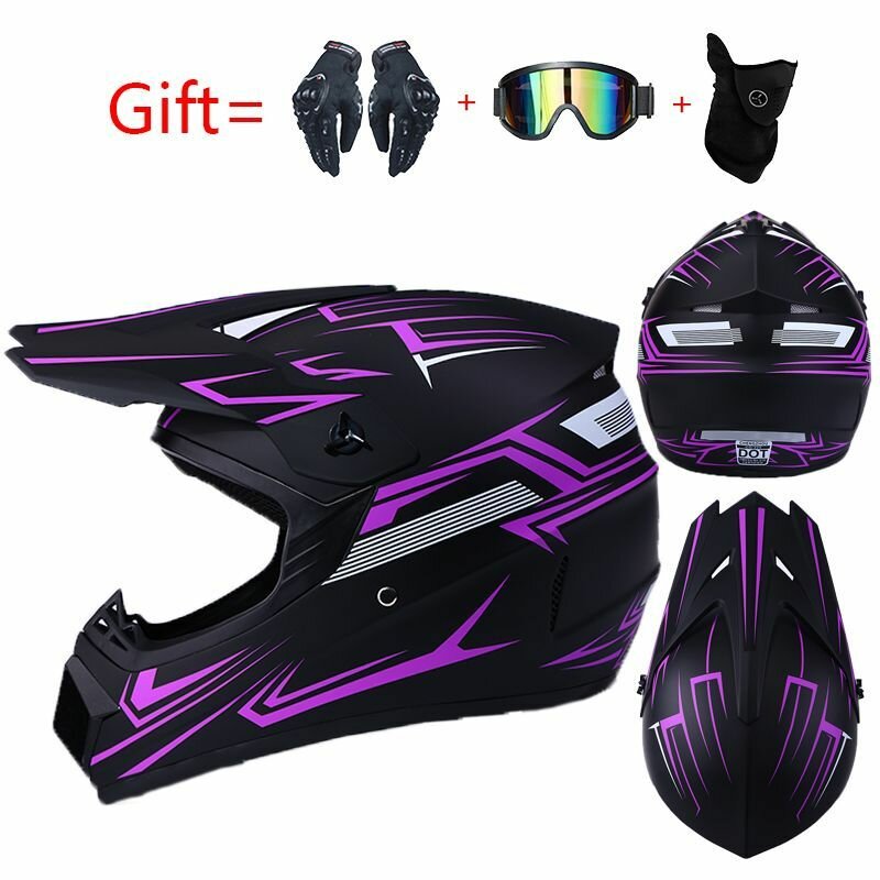 Внедорожный мотокроссовый шлем (ABS, DOT) для мотоцикла, картинга и ралли — защита головы для гонок и электромобиля
