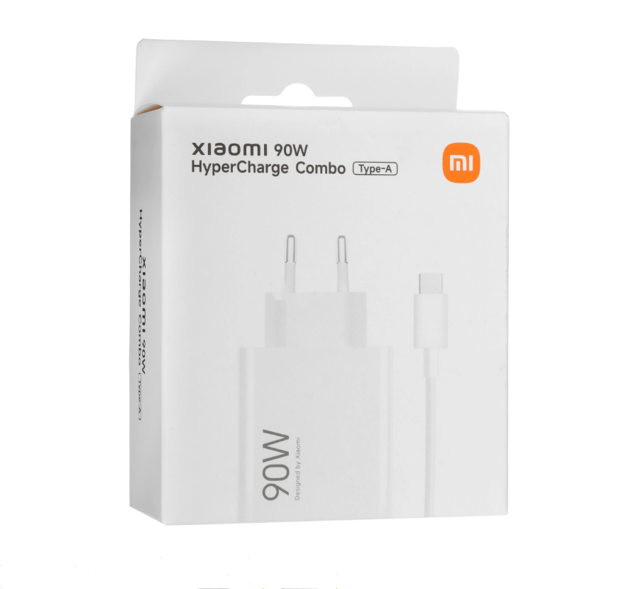 Сетевое зарядное устройство для Xiaomi 90W (Type-A) белый\быстрая зарядка