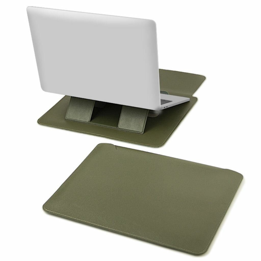 Сумка-вкладыш для подставки для ноутбука, водонепроницаемый портативный ноутбук-зеленый-13 дюймов