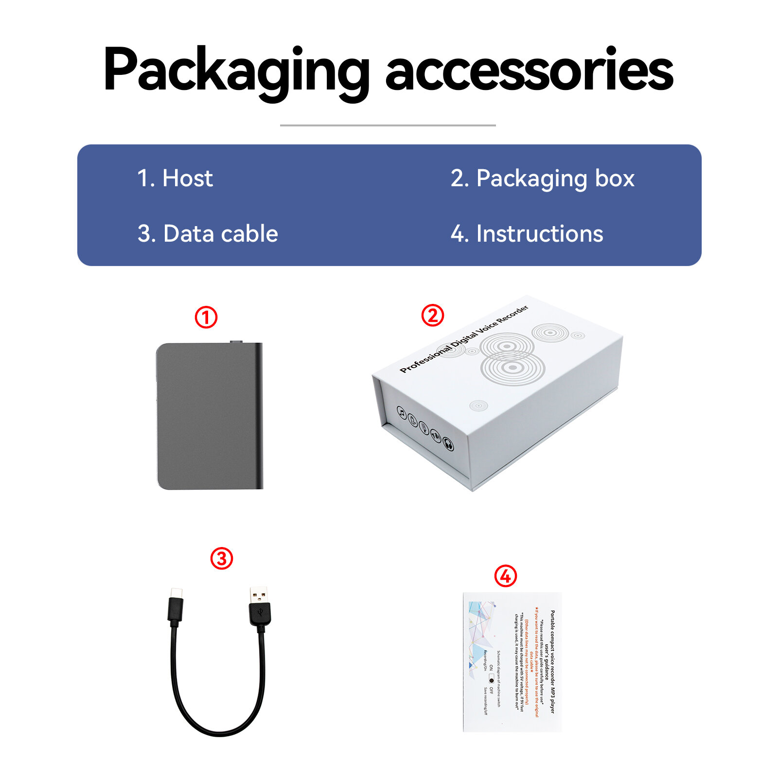 Диктофон AI, 64 ГБ, управление через приложение, транскрибация и перевод в реальном времени с ChatGPT, 60 языков, 10 часов записи