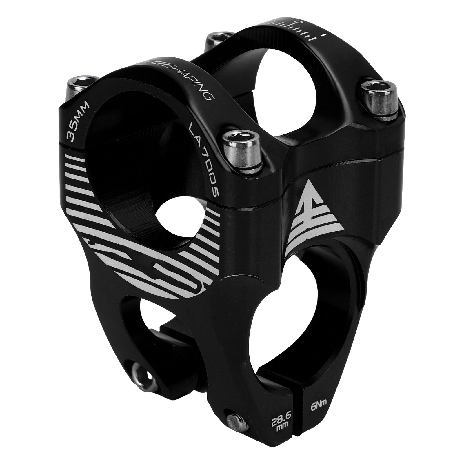 Вынос руля из алюминиевого сплава 31,8 мм, короткий, для шоссейных, горных велосипедов, велосипедов с фиксированной передачей, черный.