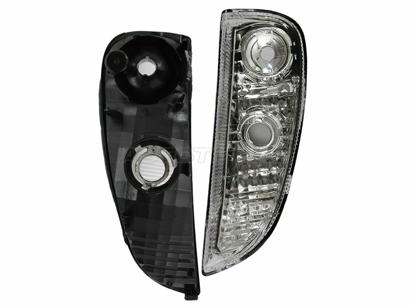 Фара противотуманная левая, вертикальная для Порш Кайен арт ST44820P2L SAT