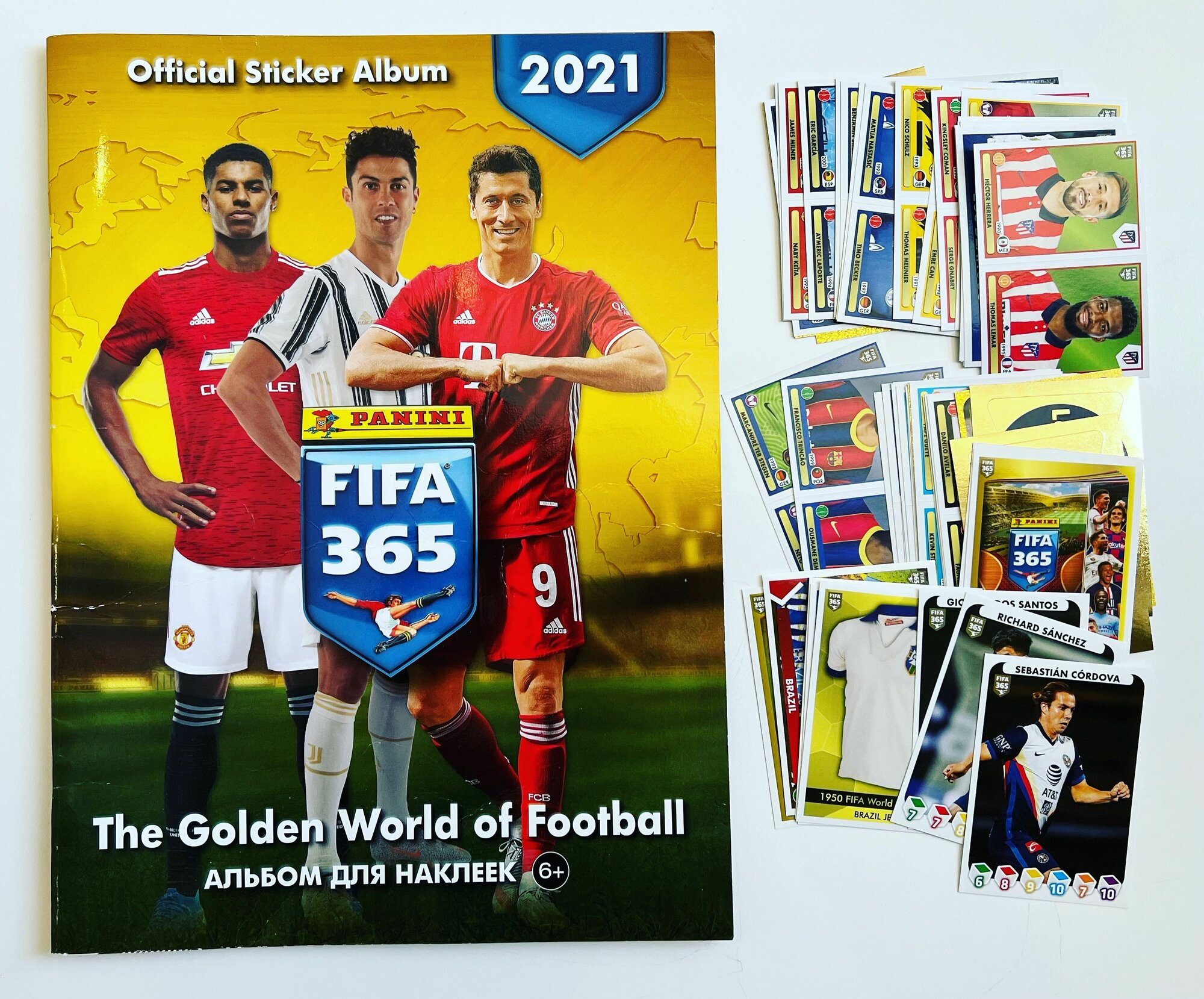 Panini FIFA 365 2021 пустой альбом + 50 стикеров