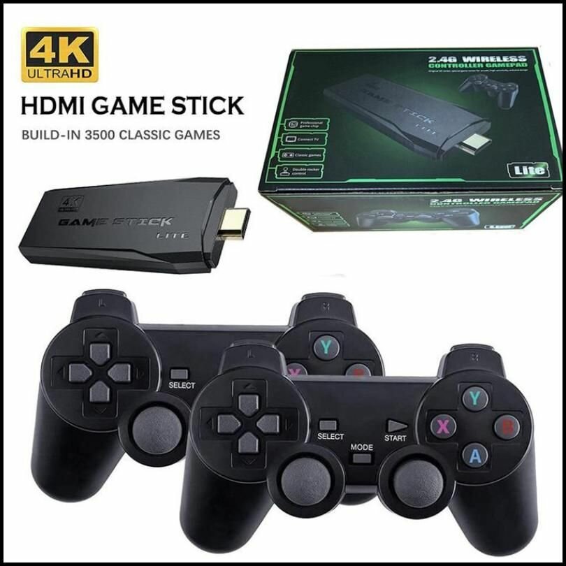 Беспроводная игровая консоль 4K HD 2.4G, игровая консоль в стиле ретро