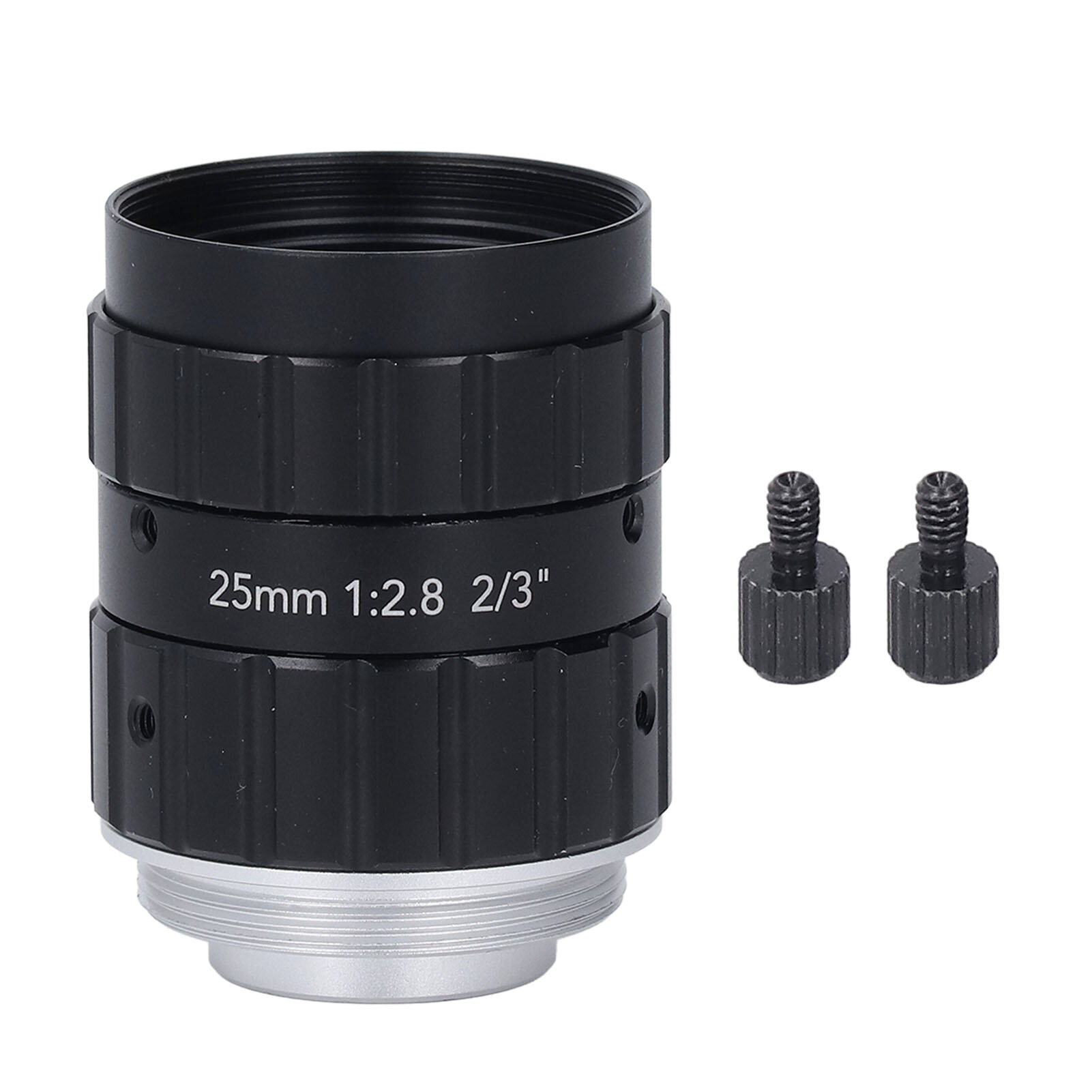 Объектив с креплением C 12MP 2/3 25 мм Фокусное расстояние F2,8 Диафрагма Высокое разрешение Низкое искажение Широкоугольный промышленный объектив