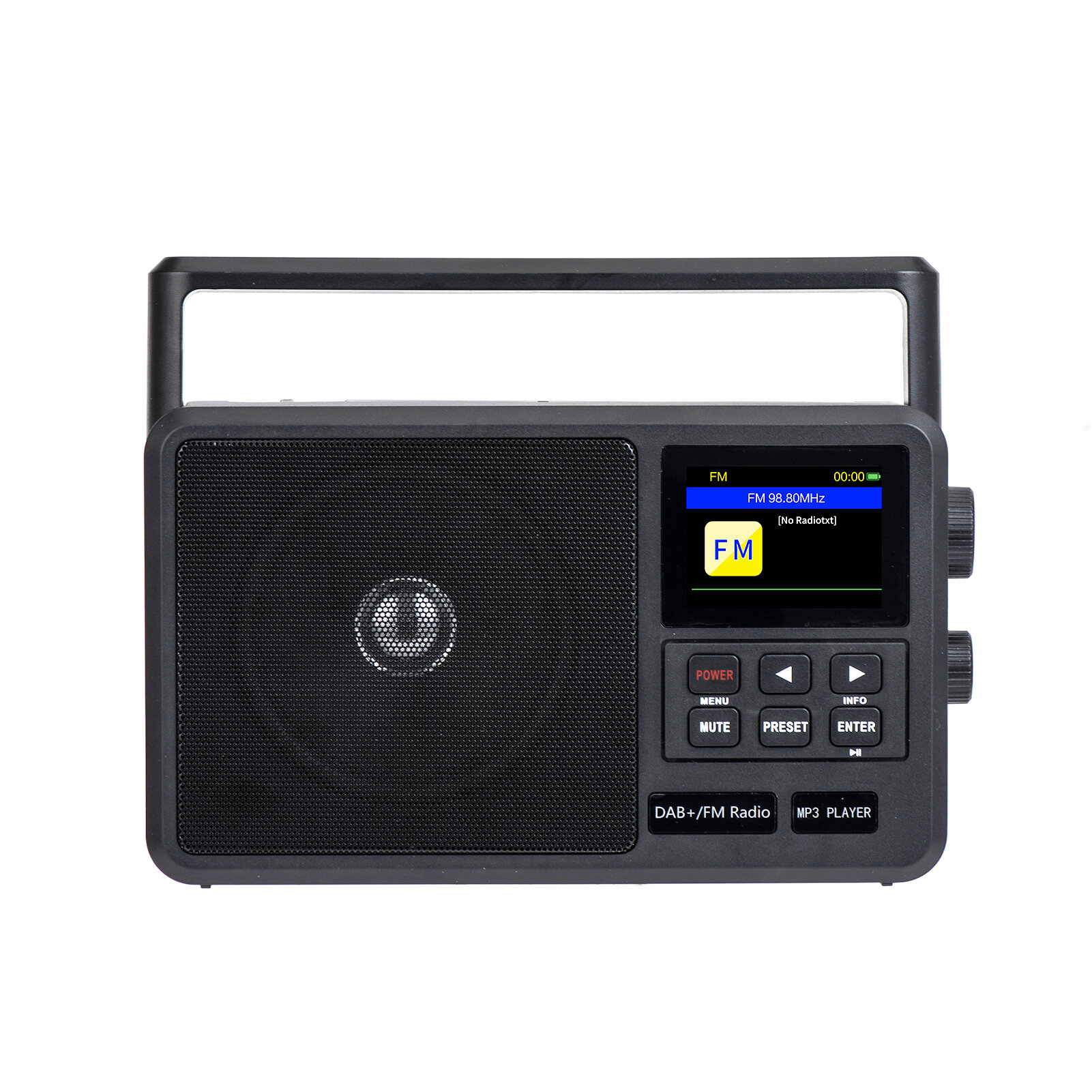 HanRongDa CS-806 Портативный FM-радиоприемник DAB+ WiFi Интернет-радио Беспроводной BT-динамик TF-карта U-диск Музыкальный проигрыватель Будильник Таймер сна Разъем для наушников