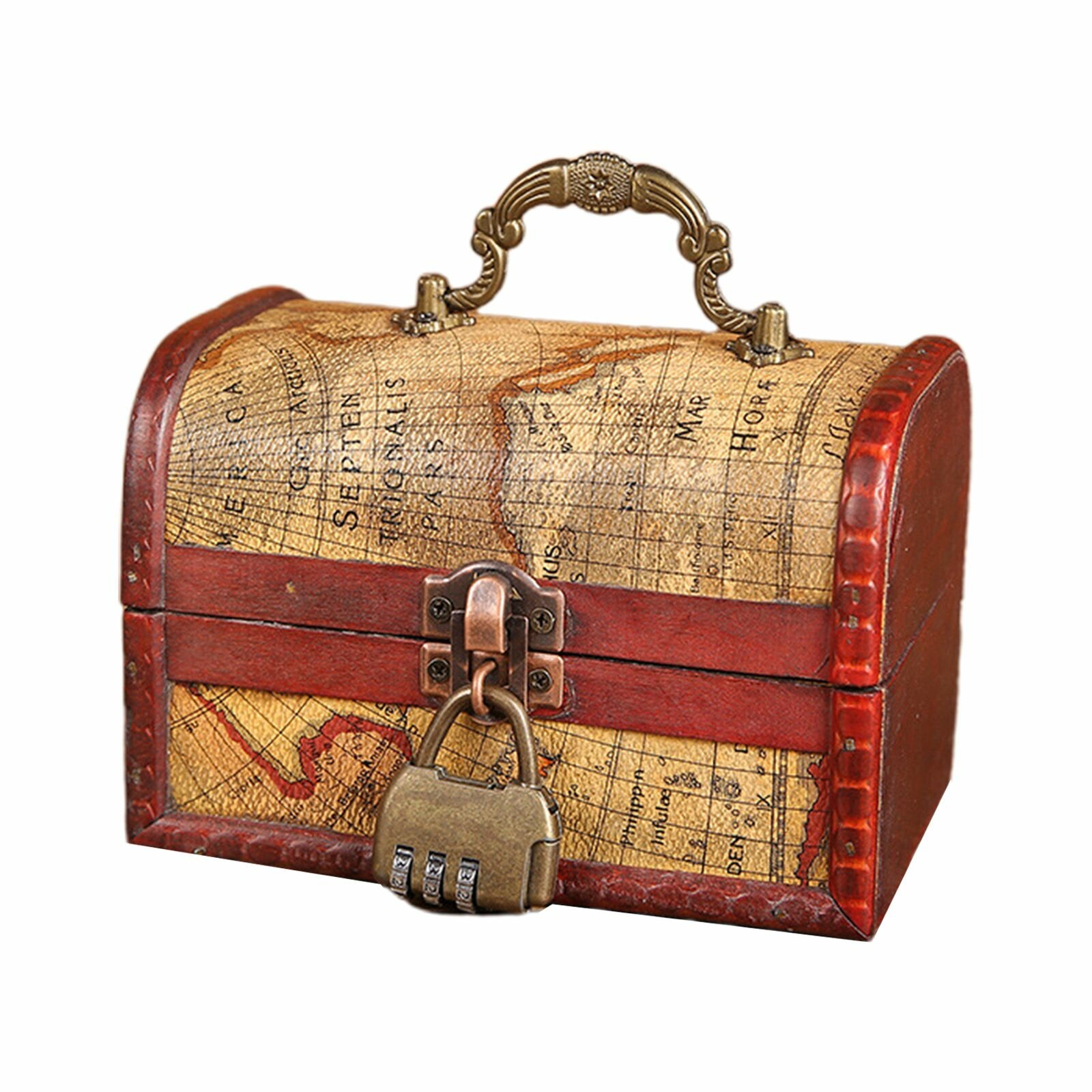 Детский сундук сокровищ для украшений с замком