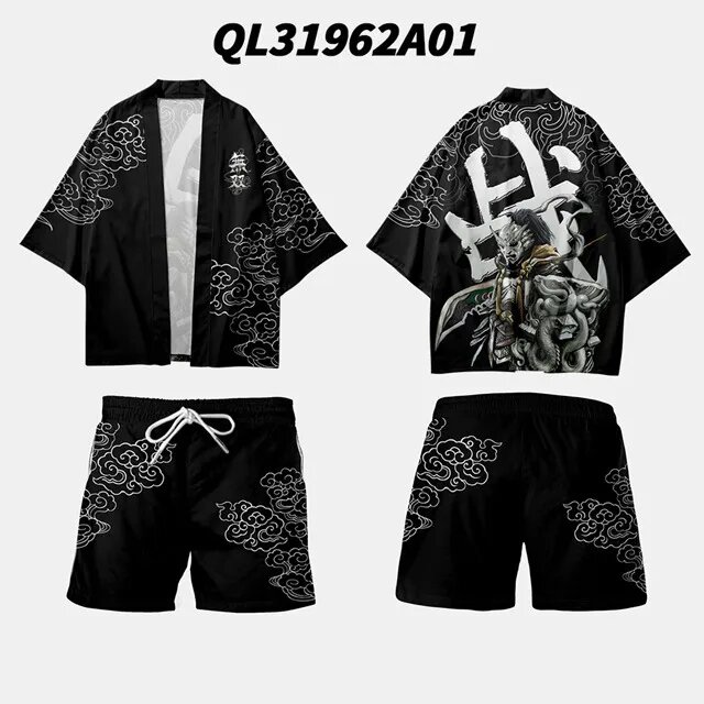 Костюм-кимоно Nifineo черный полиэстер Черный, L, hf-100