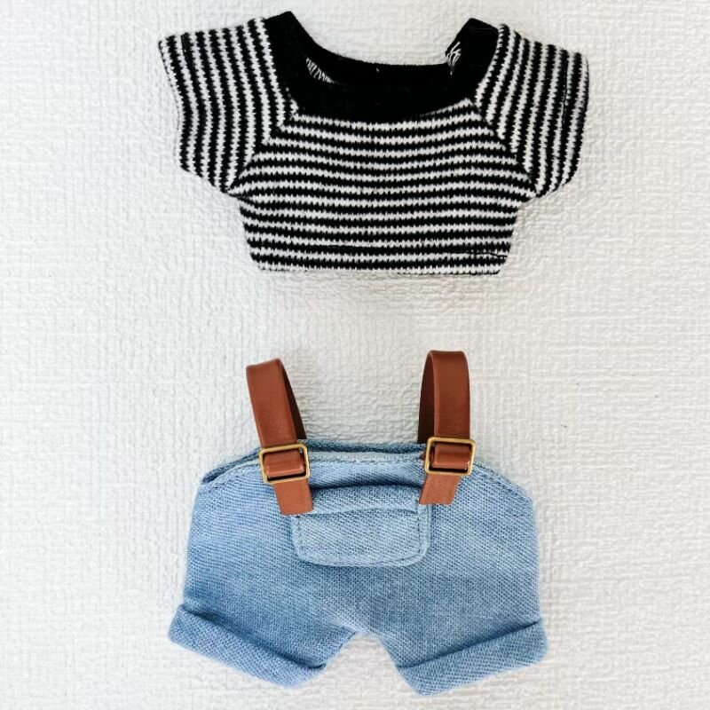 Исключая куклы, комплект свитшота и комбинезона Лабубу первого, второго и третьего поколения, одежды , нарядные кукольные наряды