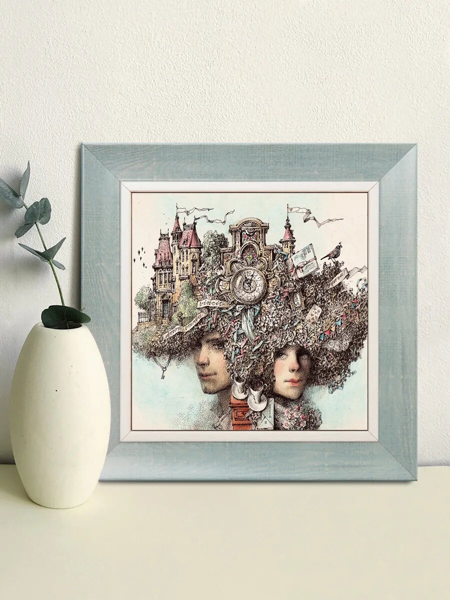 Картина на стену с ангелом.