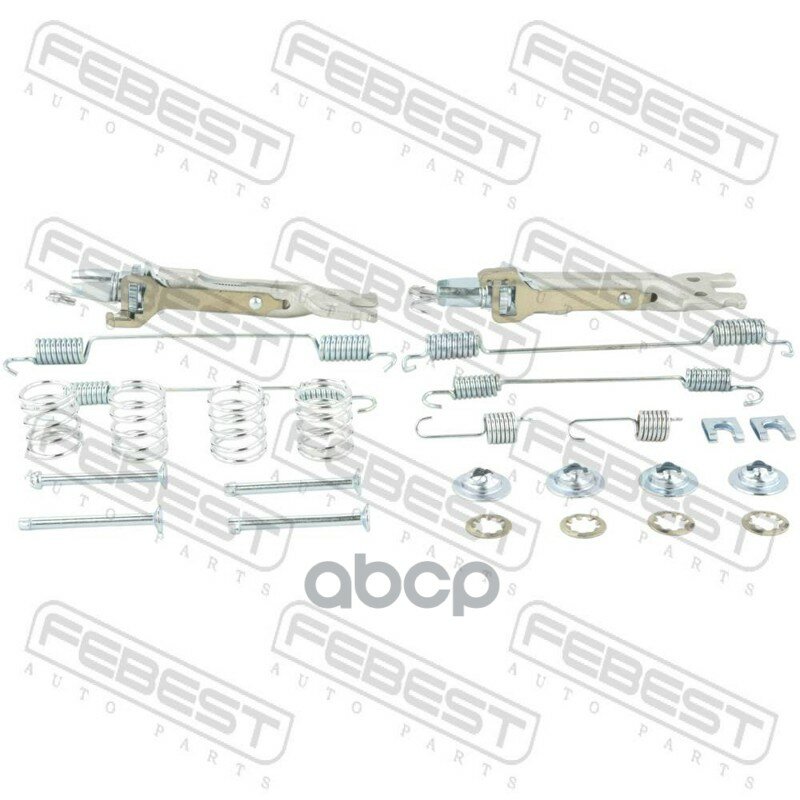 Монтажный комплект барабанных колодок LADA Largus, RENAULT Duster/Logan FEBEST 0204-G15RAR-KIT Febest арт. 0204-G15RAR-KIT
