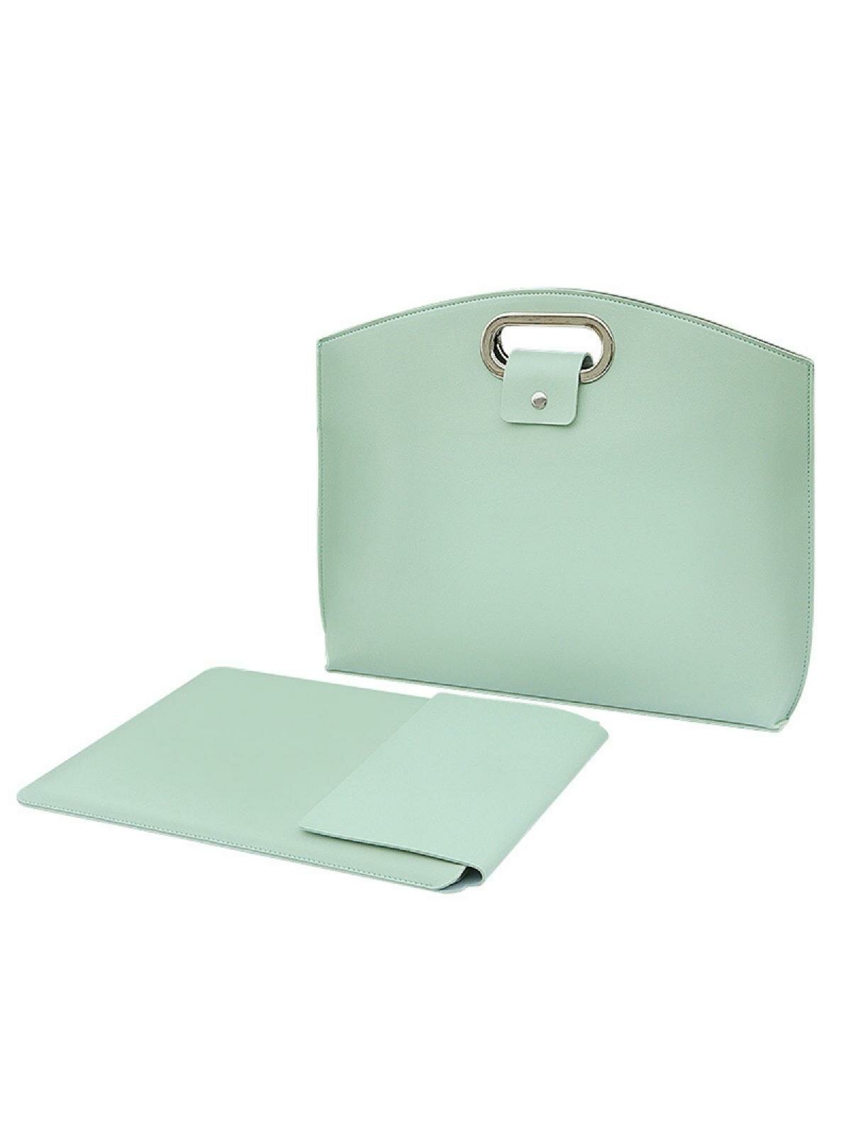 Leather Laptop Sleeve Bag Briefcases Handmade Crossbody Leather Bag Replacement for 13.3/14.1inch Laptops/Tablets