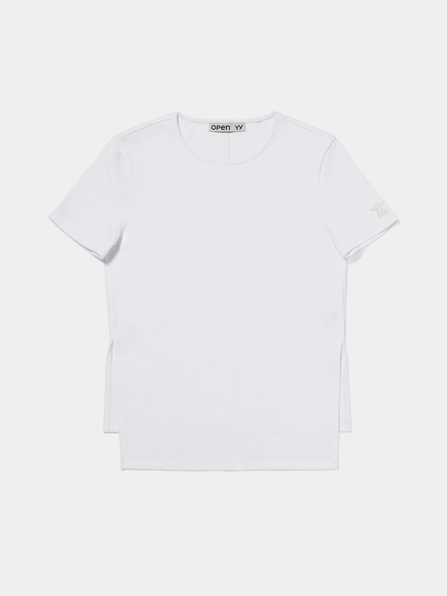 Футболка Ribbed Side Slit