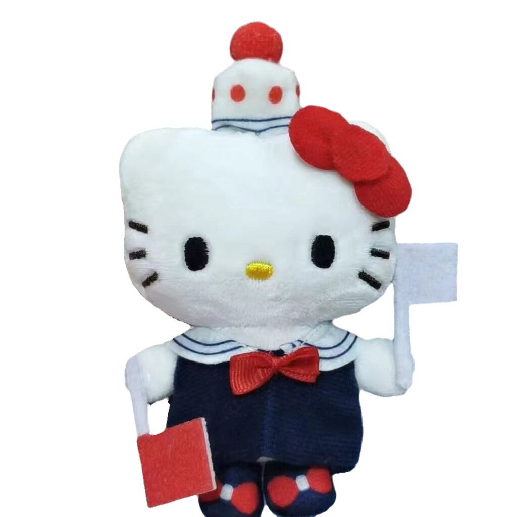 Брелок-ключница с котом Хелло Китти в морском стиле для сумок и аксессуаров