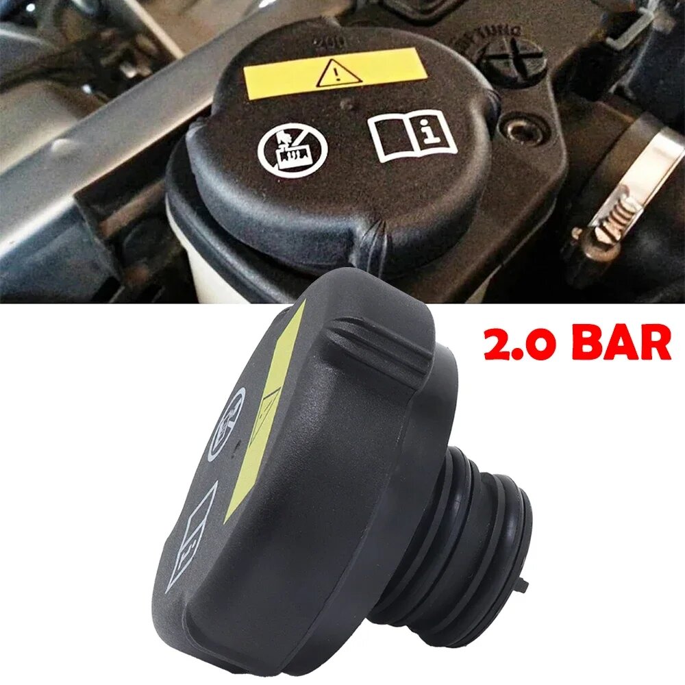 Крышка расширительного бачка радиатора для BMW E30 325i E36 E46 330ci E39 X3 E83 LCI Z4 E86, замена крышки заливной горловины бачка для воды