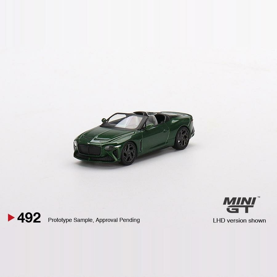 Машинка MINIGT MODEL 1:64 #867 Bentley Flying Spur White Sand Verdant Die-cast Alloy Model Collection Toy Children Gifts