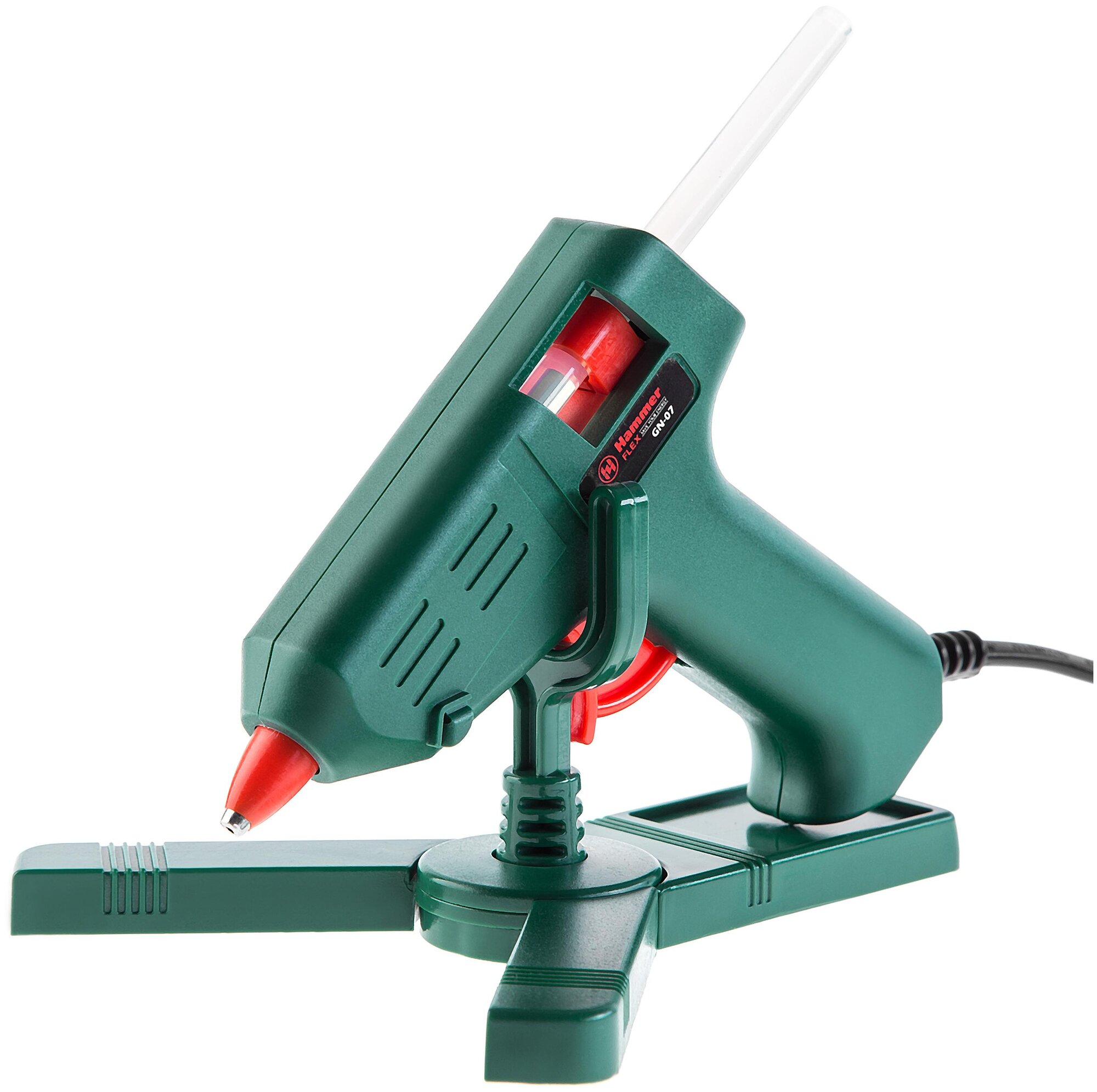 Пистолет клеевой HAMMER FLEX GN-07 60 Вт 6-8 г/мин, стержни 7.2 мм