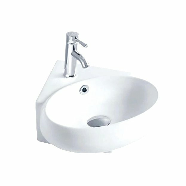 Раковина маленькая в туалет GID Suspendido N9359 глянцевая белая