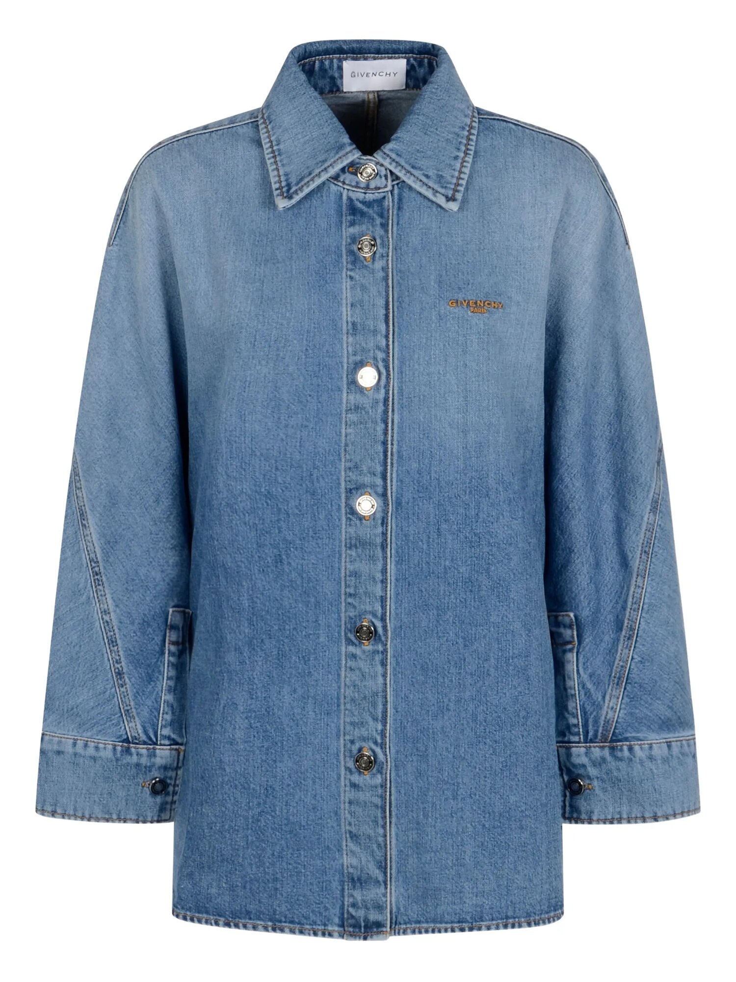 Рубашка Denim button-fastening shirt