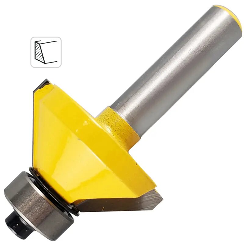 Фреза по дереву кромочная конусная 553360 30.2x13 мм хвостовик 8 мм