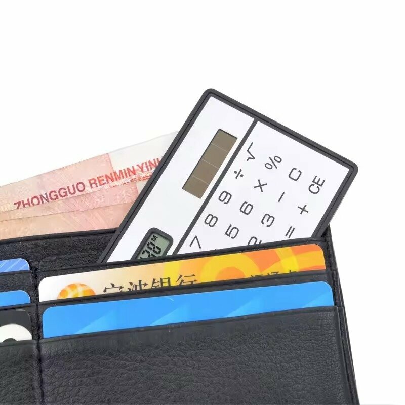 8-разрядный ультратонкий калькулятор на солнечной батарее с сенсорными клавишами.