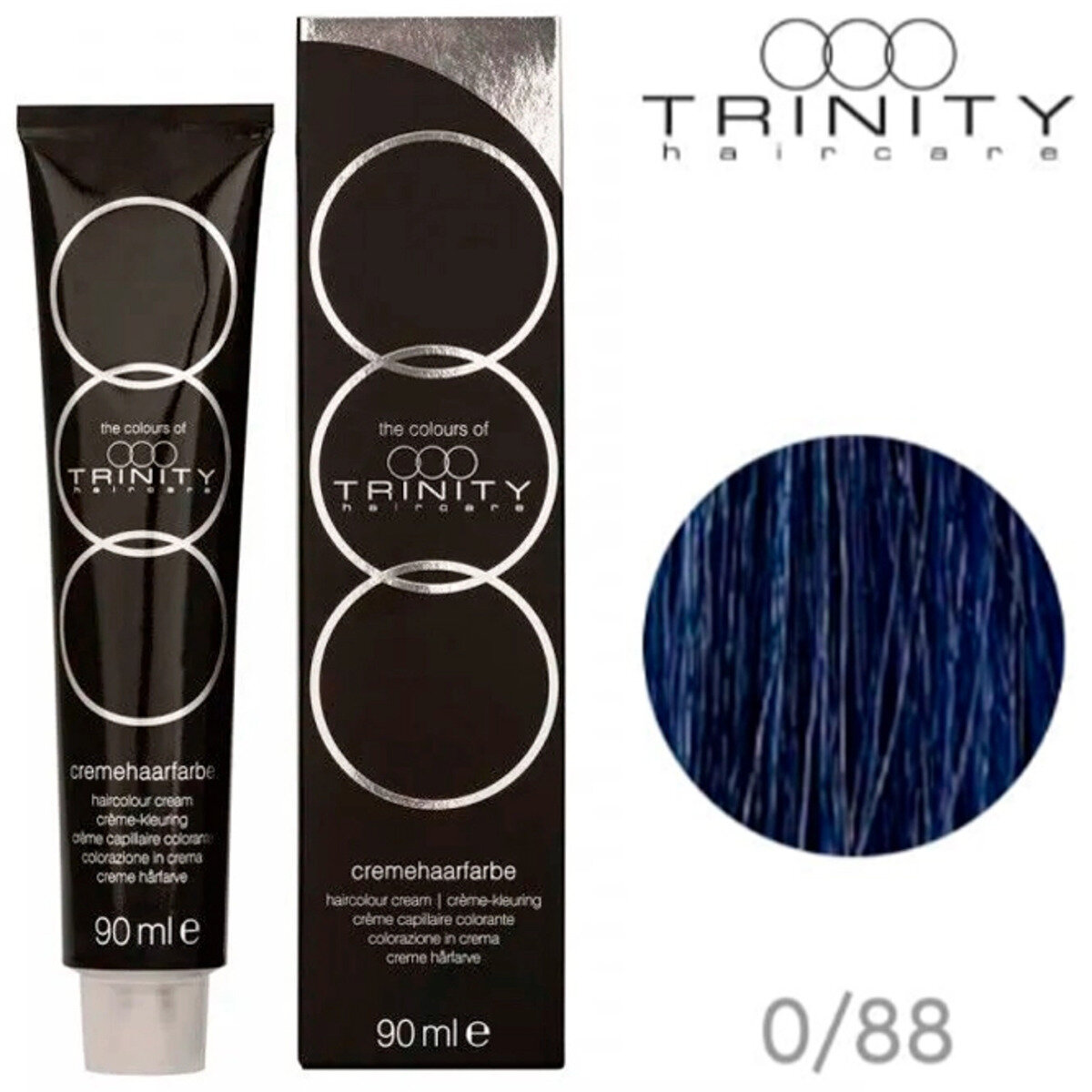 Trinity The Color of Trinity Стойкая крем краска 0/88 синий 90 мл
