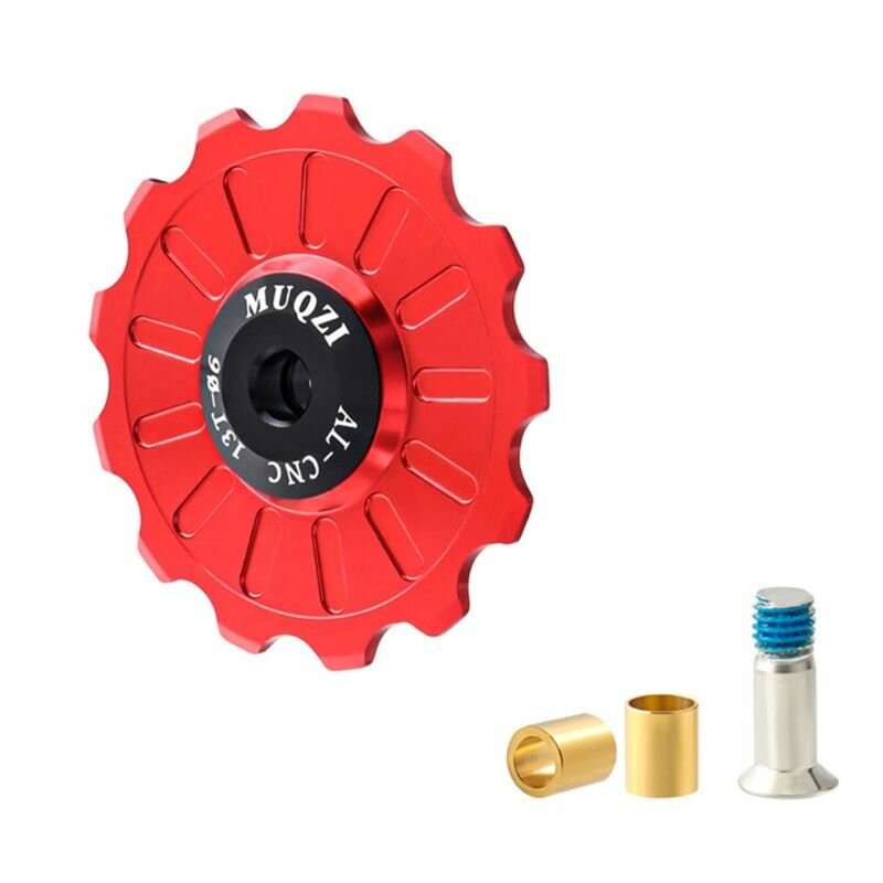 Звезда для велосипеда, Подшипник керамического вала заднего переключателя велосипеда - красный - 13T, 1 комплект