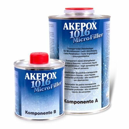 Очень жидкий клей AKEPOX 1016 AKEMI (Акепокс 1016 Акеми) для камня, прозрачный 1,00 кг.