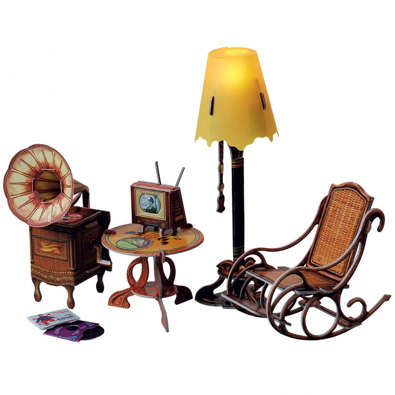 Аксессуар для кукол Умная бумага кукольный интерьер