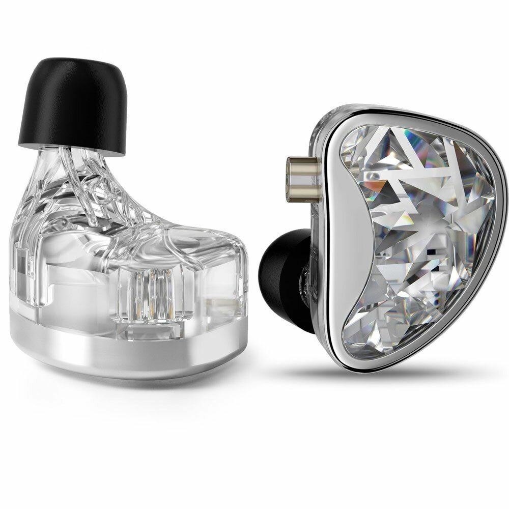 KZ Acoustics AS24 Standard без микрофона, серебристый, проводные наушники