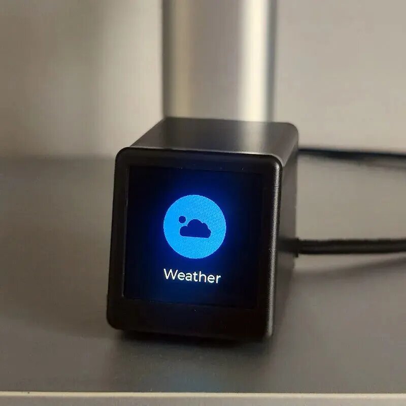 Настольные часы GEEKMAGIC Bitcoin Price Display Ticker PRO-BLACK