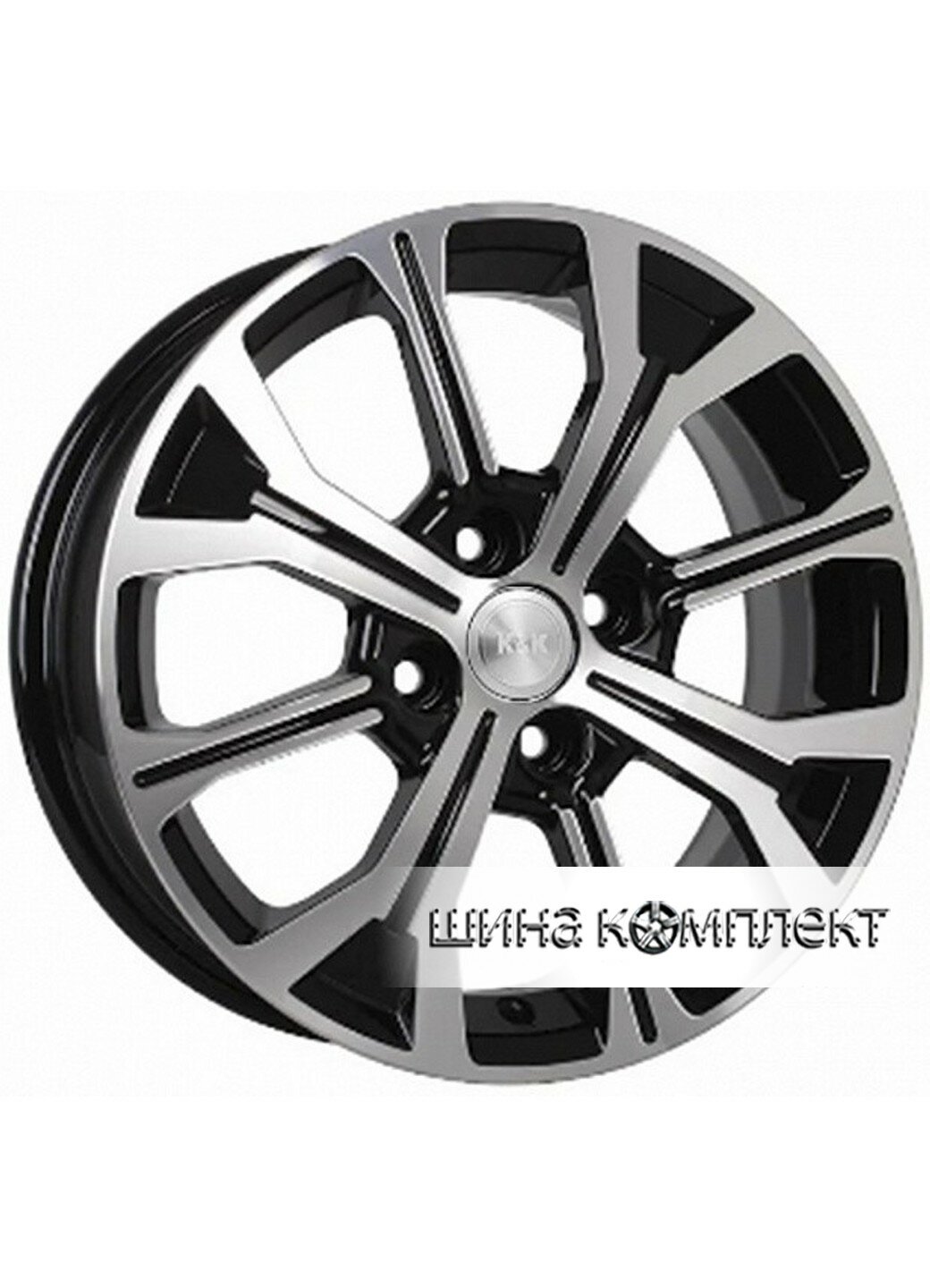 Колесный диск iFree Original КС945 6x15 4x100 ET46 54,1 Алмаз черный