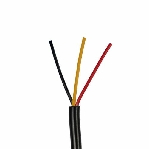 Провод кабель на метраж 3-х жильный AWG22 (S сечение 0.33 мм2)