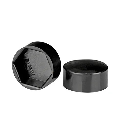Пластиковые декоративные колпачки на болты M4-M30 10x8xM6(20Pcs ), Black