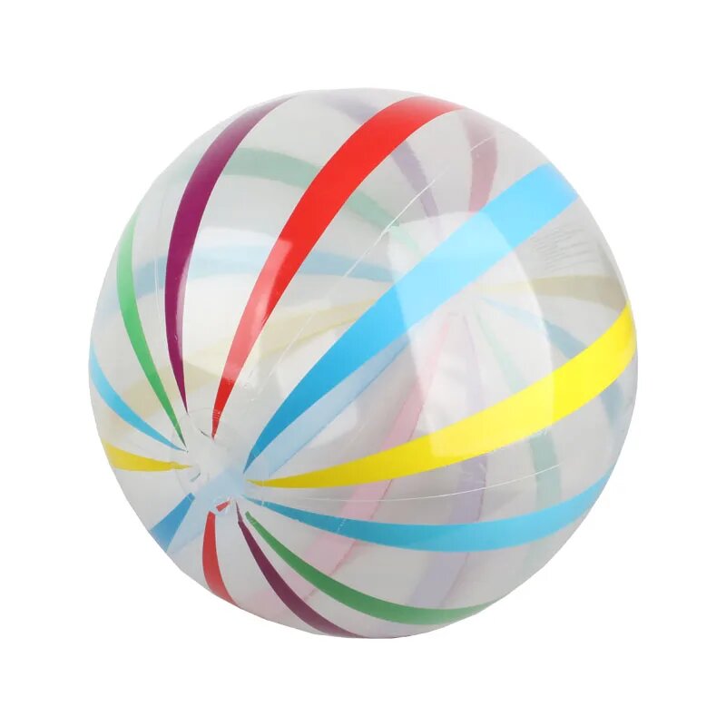 Надувной мяч ПВХ 60-100 см 70cm transparent