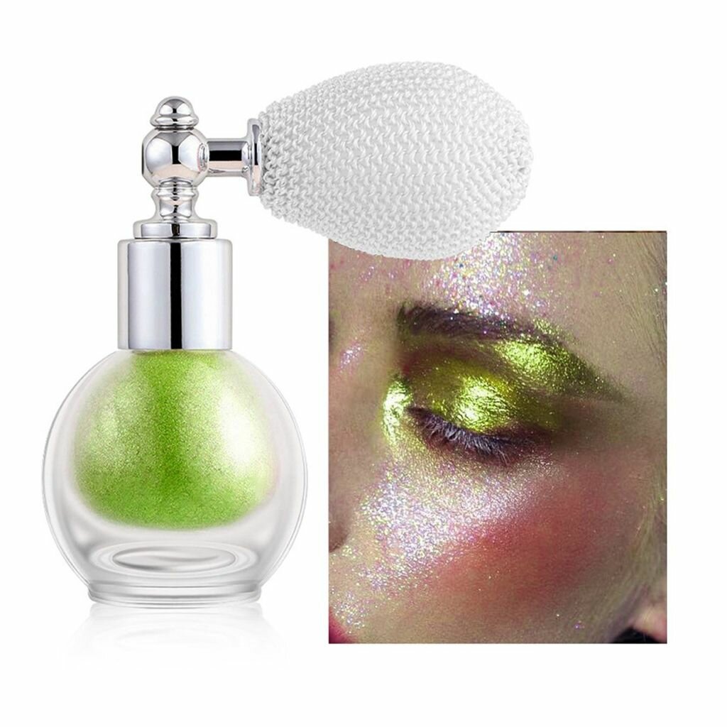 Спрей-осветляющий блеск для тела с ароматом пудры High gloss powder Spray glitter