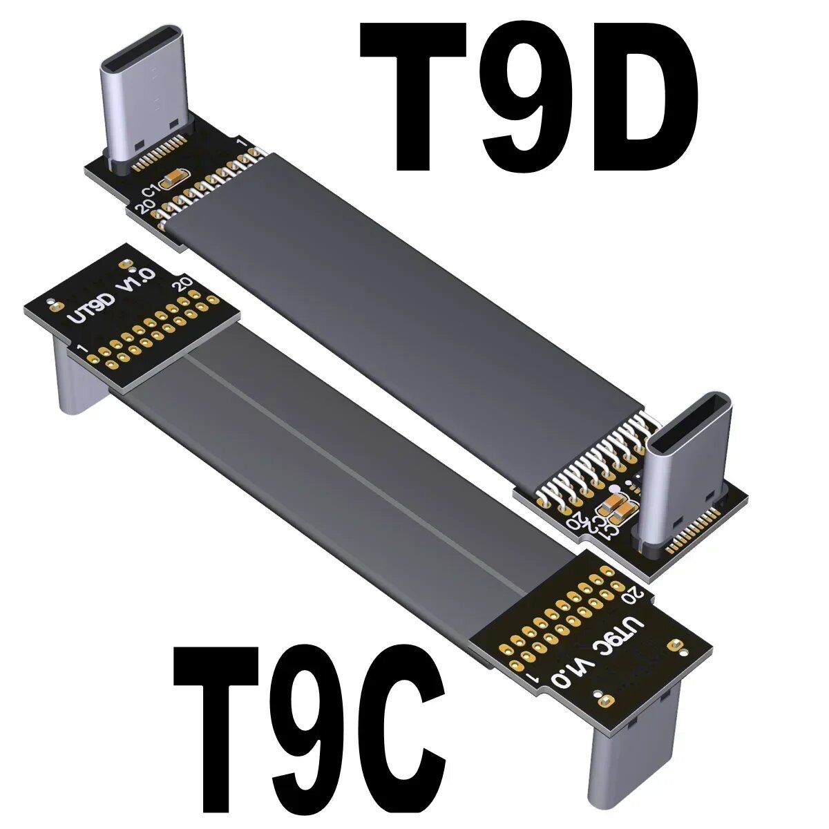 Кабель USB 3.2 Type-C ADT-Link T9C-T9D 0.15m